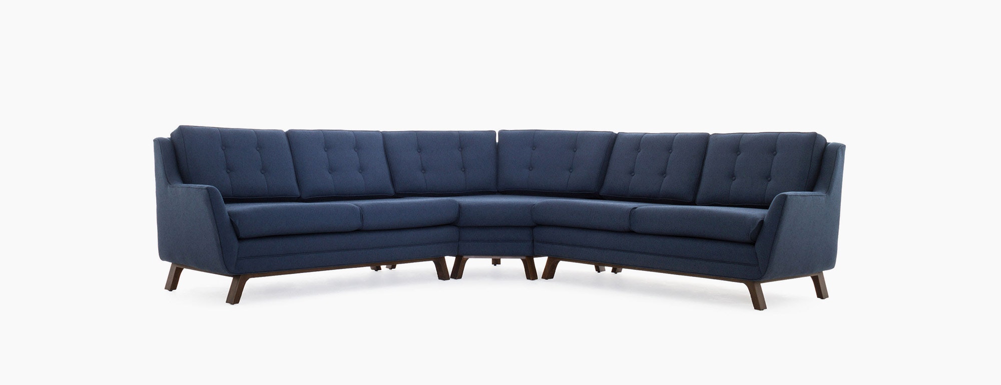 Eastwood Round Corner Sectional (3 piece) | Joybird